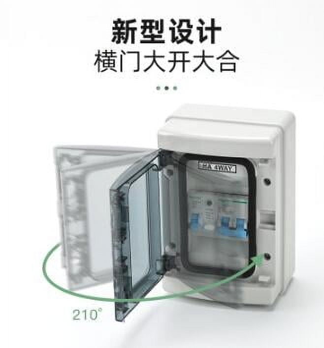 Waterproof Outdoor Breaker Box with Circuit Breaker for Distribution 4 ...