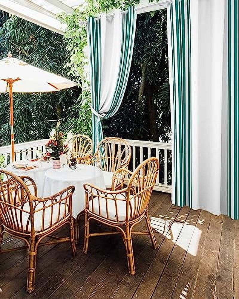 Waterproof Outdoor Curtains for Patio, Outside Curtains Colorful ...