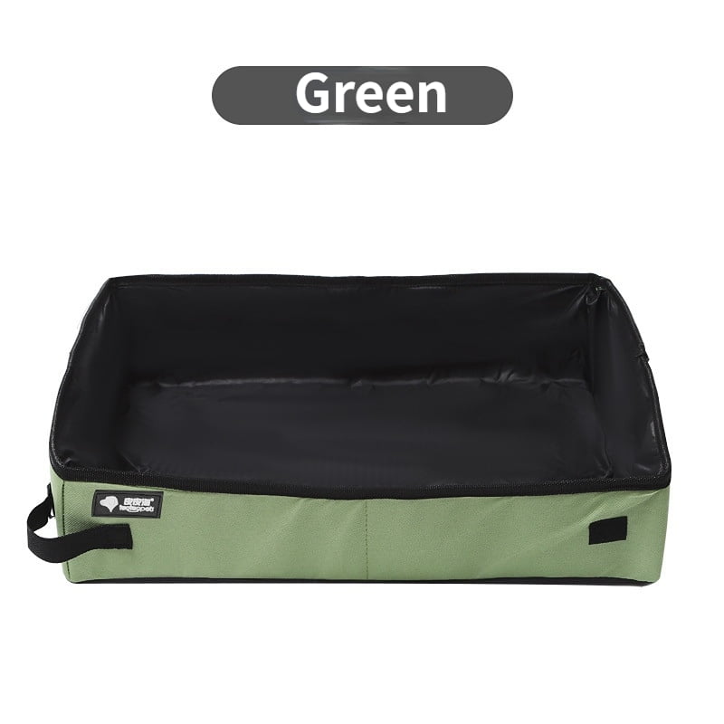 Waterproof Outdoor Foldable Cat Litter Box Dog Toilet Tray Folding Cat ...
