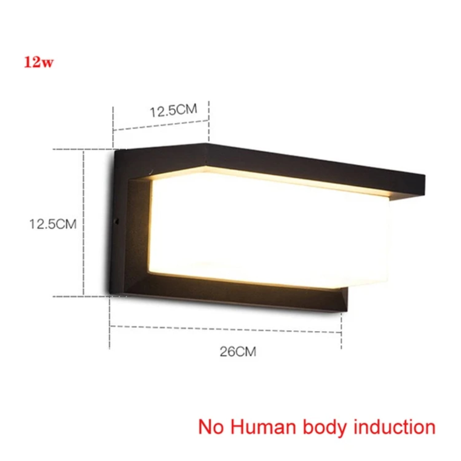 Waterproof Outdoor Garden LED Wall Lamp Balcony Porch Exterior Fence ...