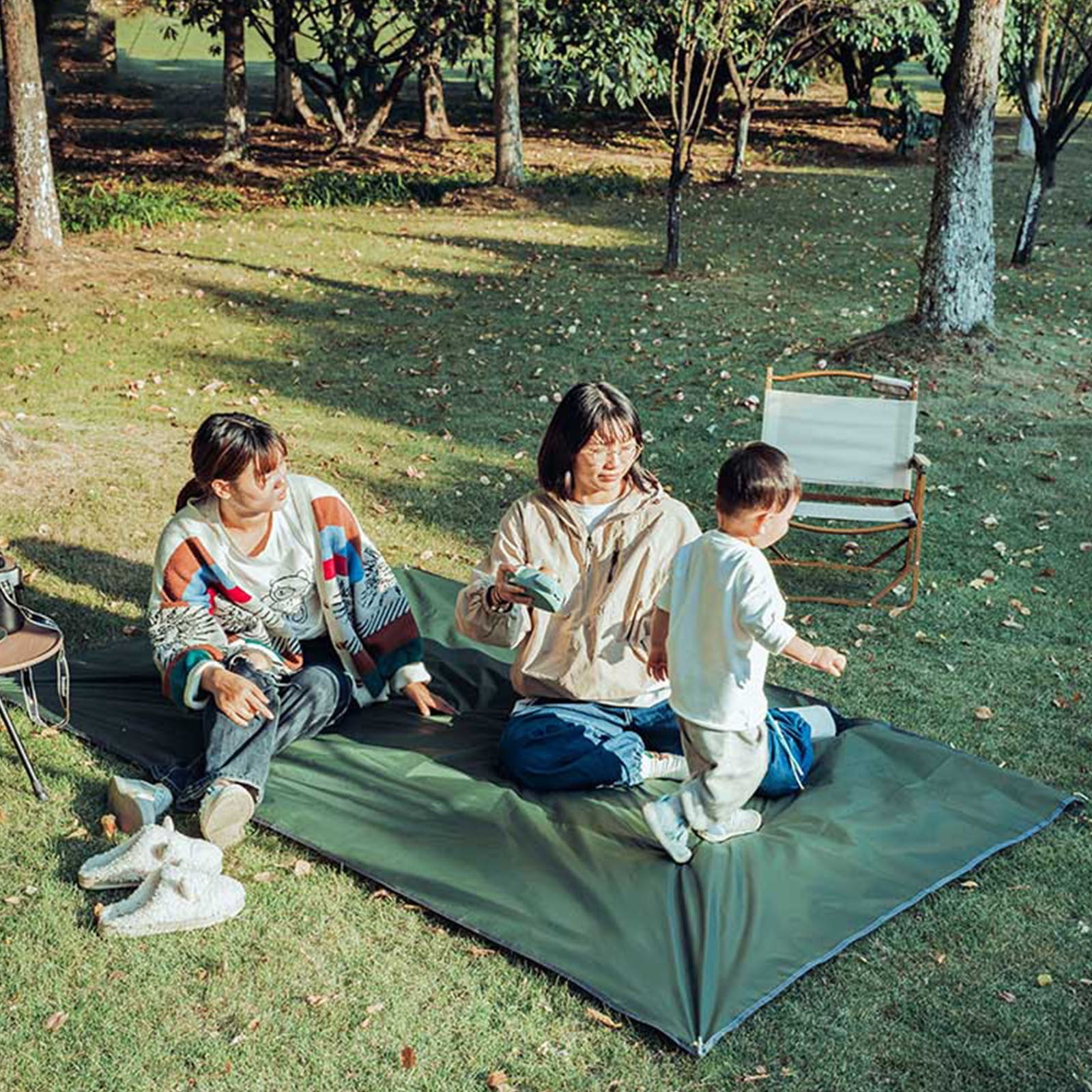 Waterproof Outdoor Mat, Thickened Camping Mat, 6x8 Foot, Foldable ...