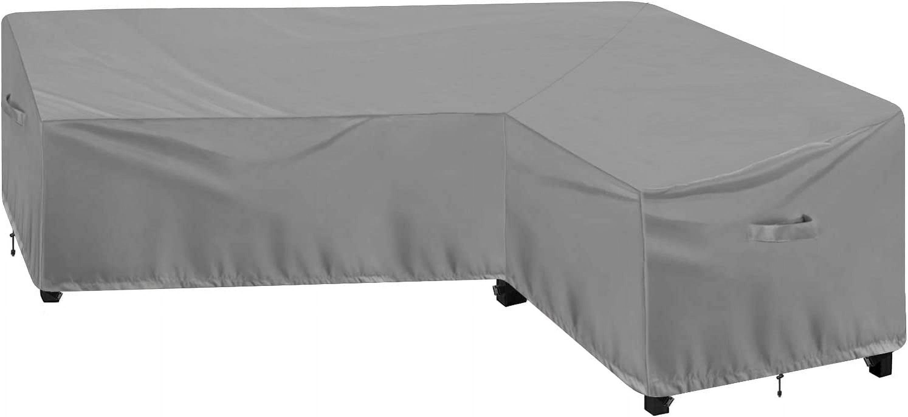 Waterproof Outdoor Patio Sectional Cover - UV Resistant & Windproof L ...