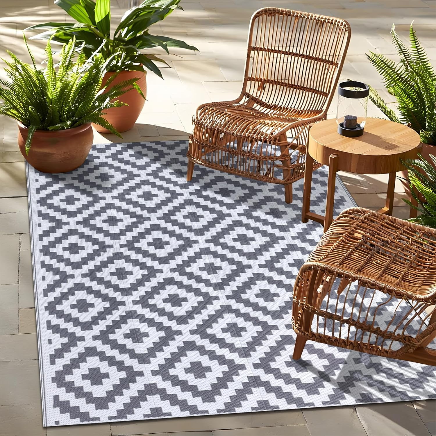 Outdoor Rug 4x6 Waterproof