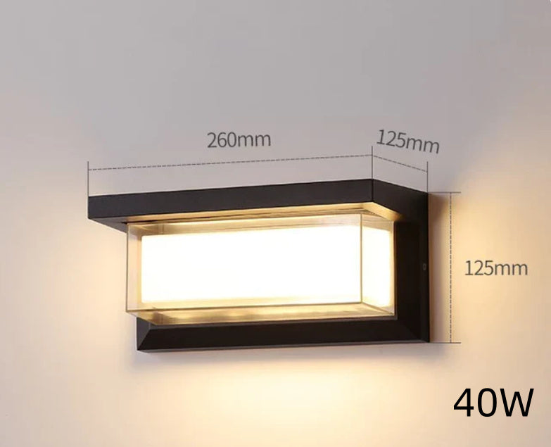 Waterproof Outdoor Wall Lamp For Garden And Patio Aluminum Paint ...