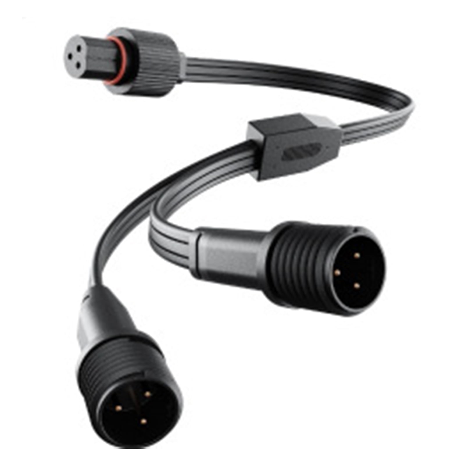 Waterproof PVC Extension Cord Y-Splitter for Permanent Outdoor Lighting ...