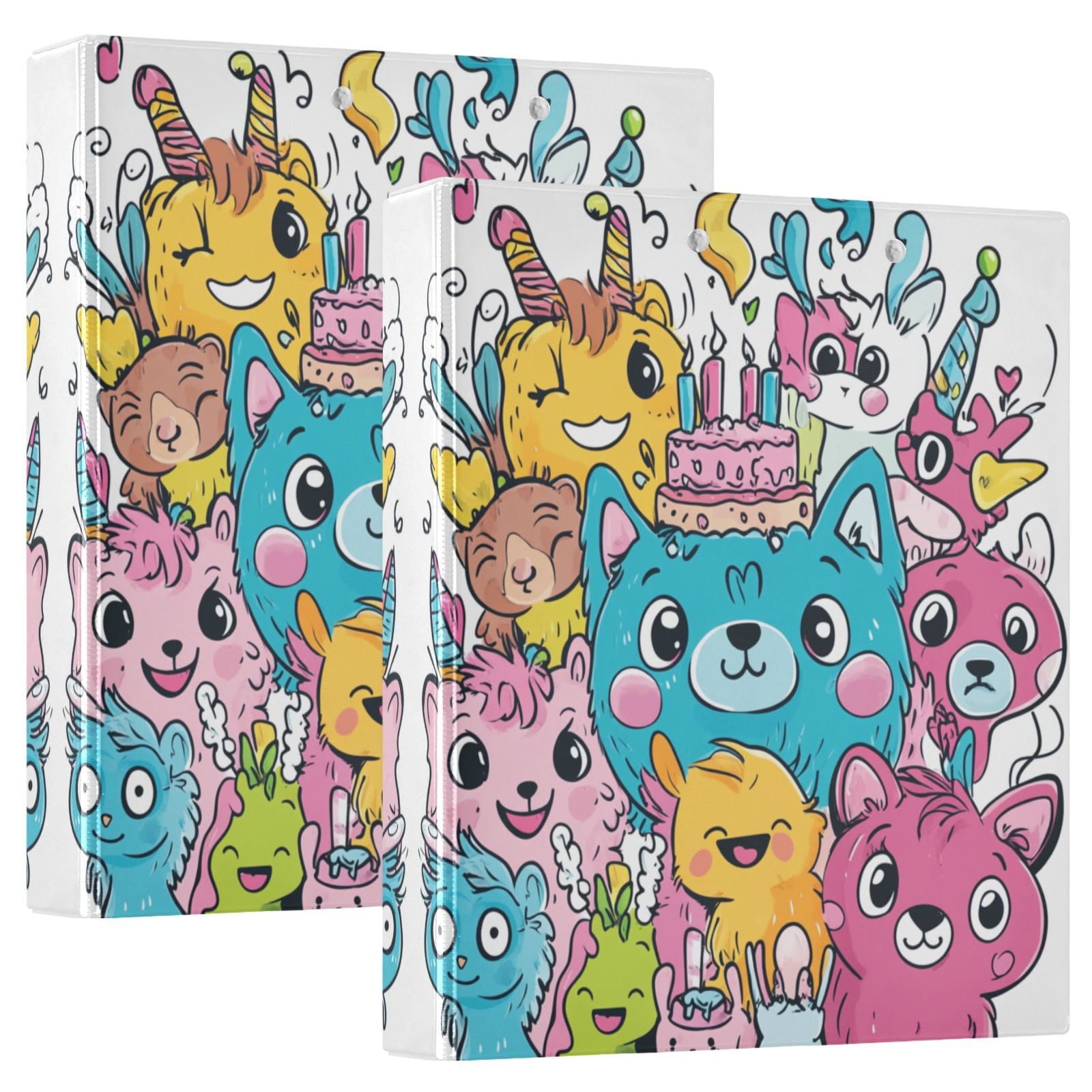 Waterproof PVC Round Ring Binder - D-Rings Clipboard, 200 Page Capacity ...