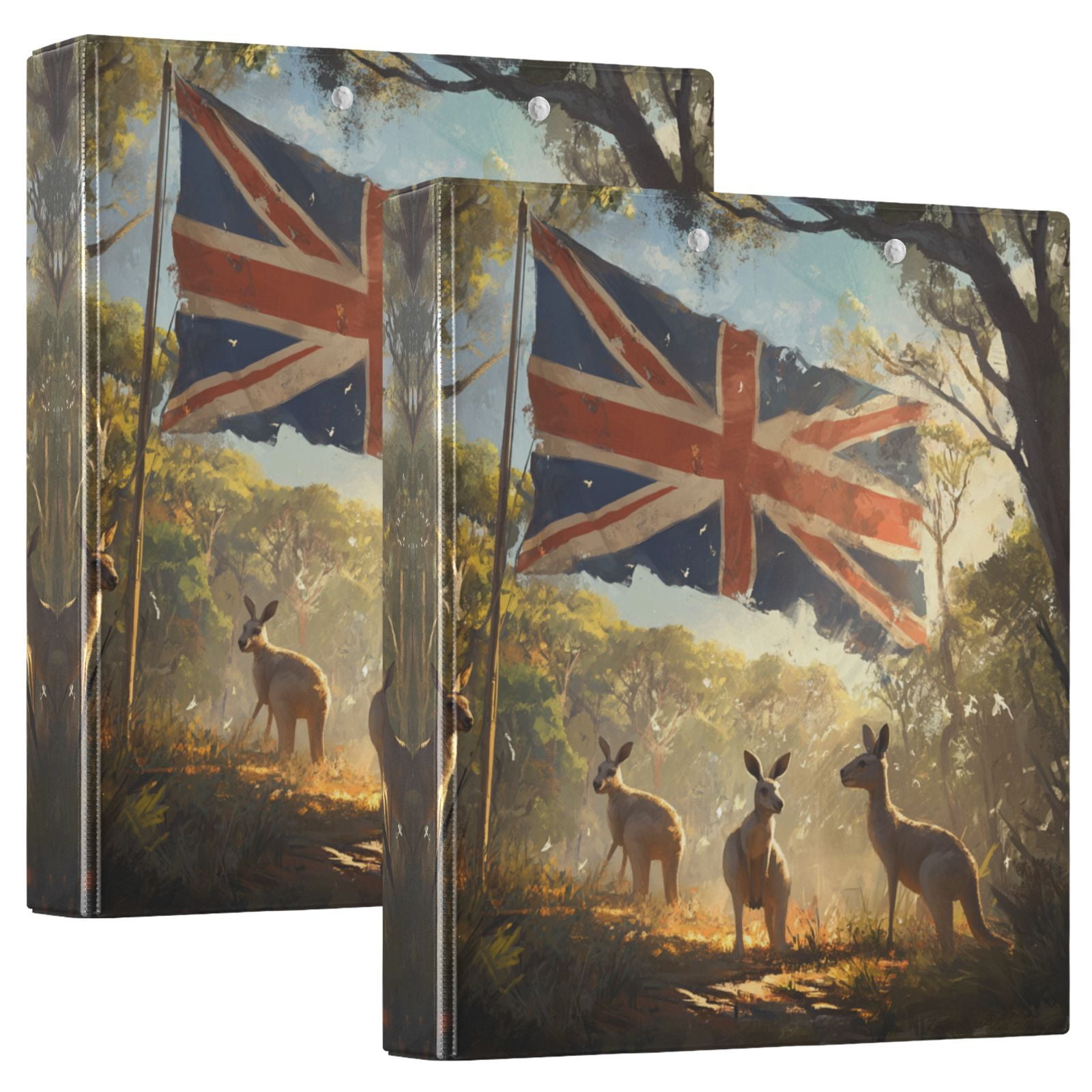 Waterproof PVC Round Ring Binder - D-Rings Clipboard, 200 Page Capacity ...