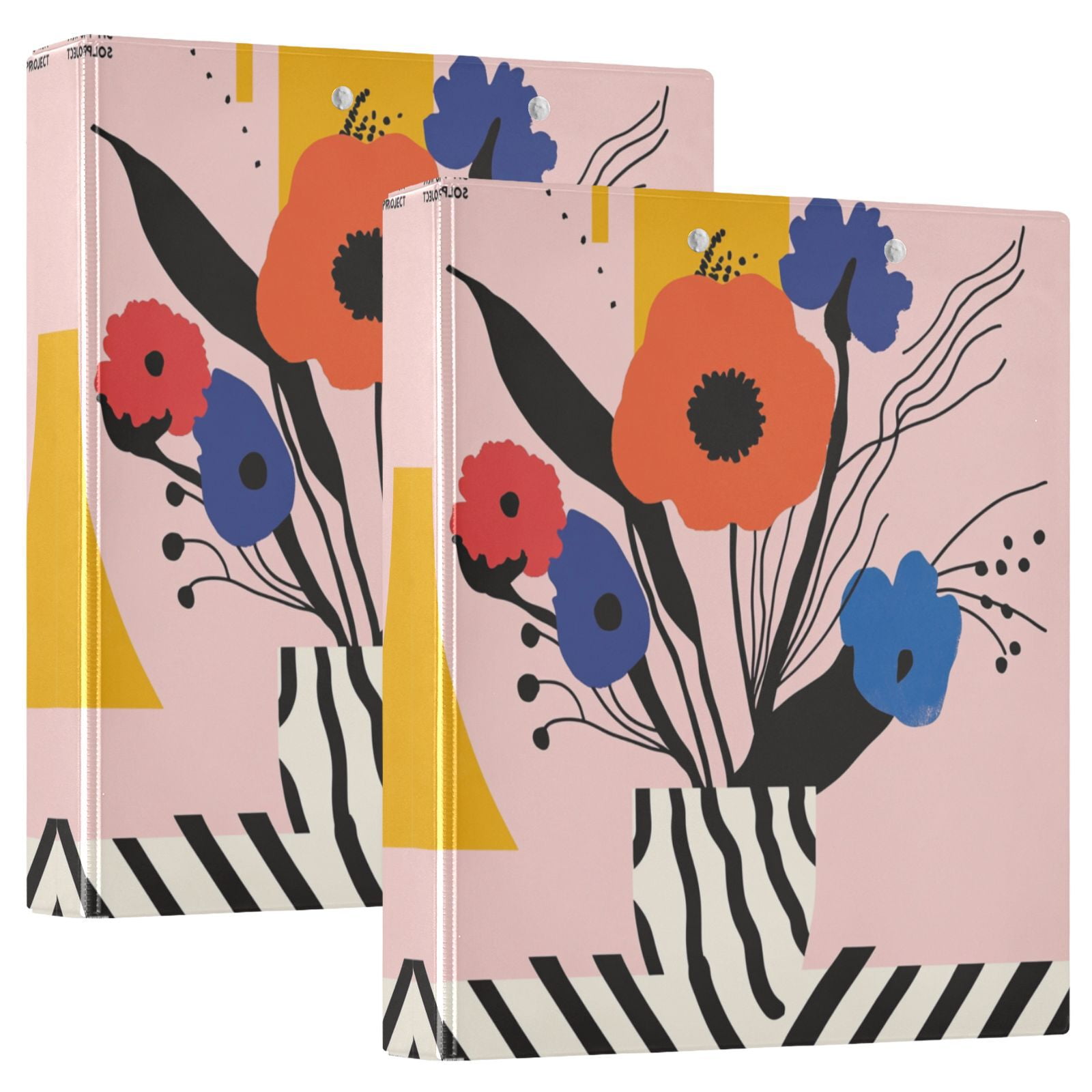 Waterproof PVC Round Ring Binder - D-Rings Clipboard, 200 Page Capacity ...