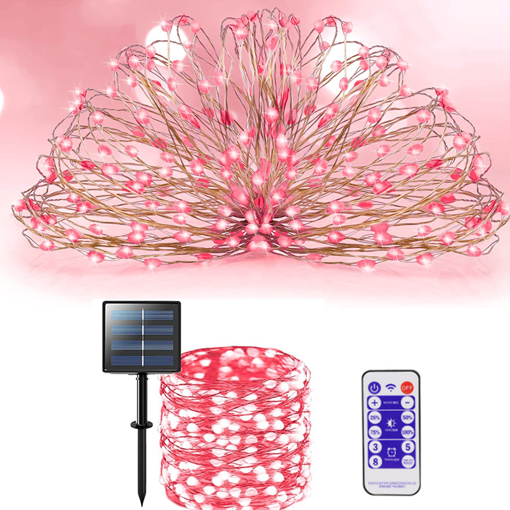 Waterproof PVC String with 8 Remote Control Modes for Garden Decor ...