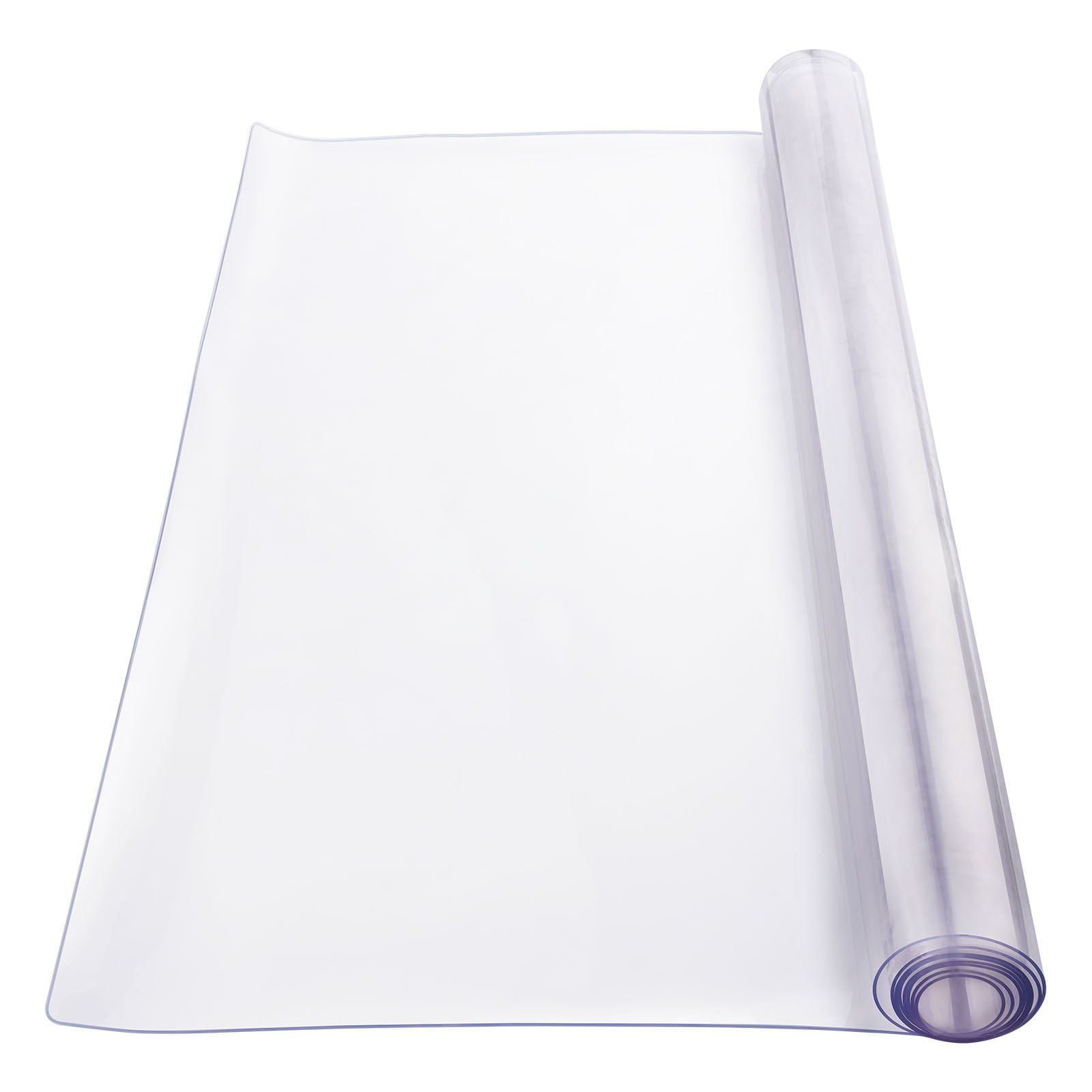 Waterproof PVC Table Cover 42x60 Inch, 2.0mm Thick Clear Plastic Desk ...