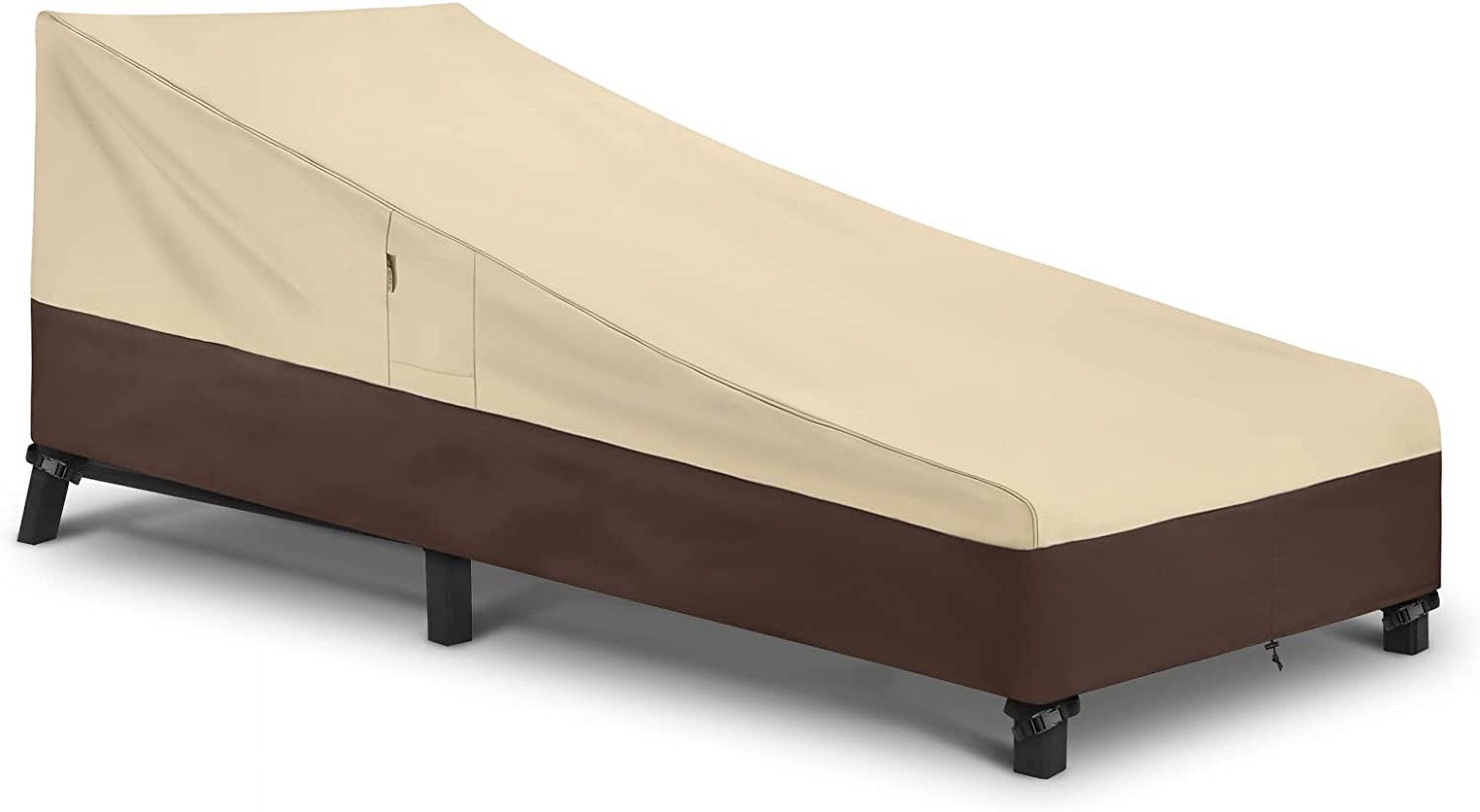 Waterproof Patio Chaise Lounge cover, heavy duty Lounge Chair Covers ...