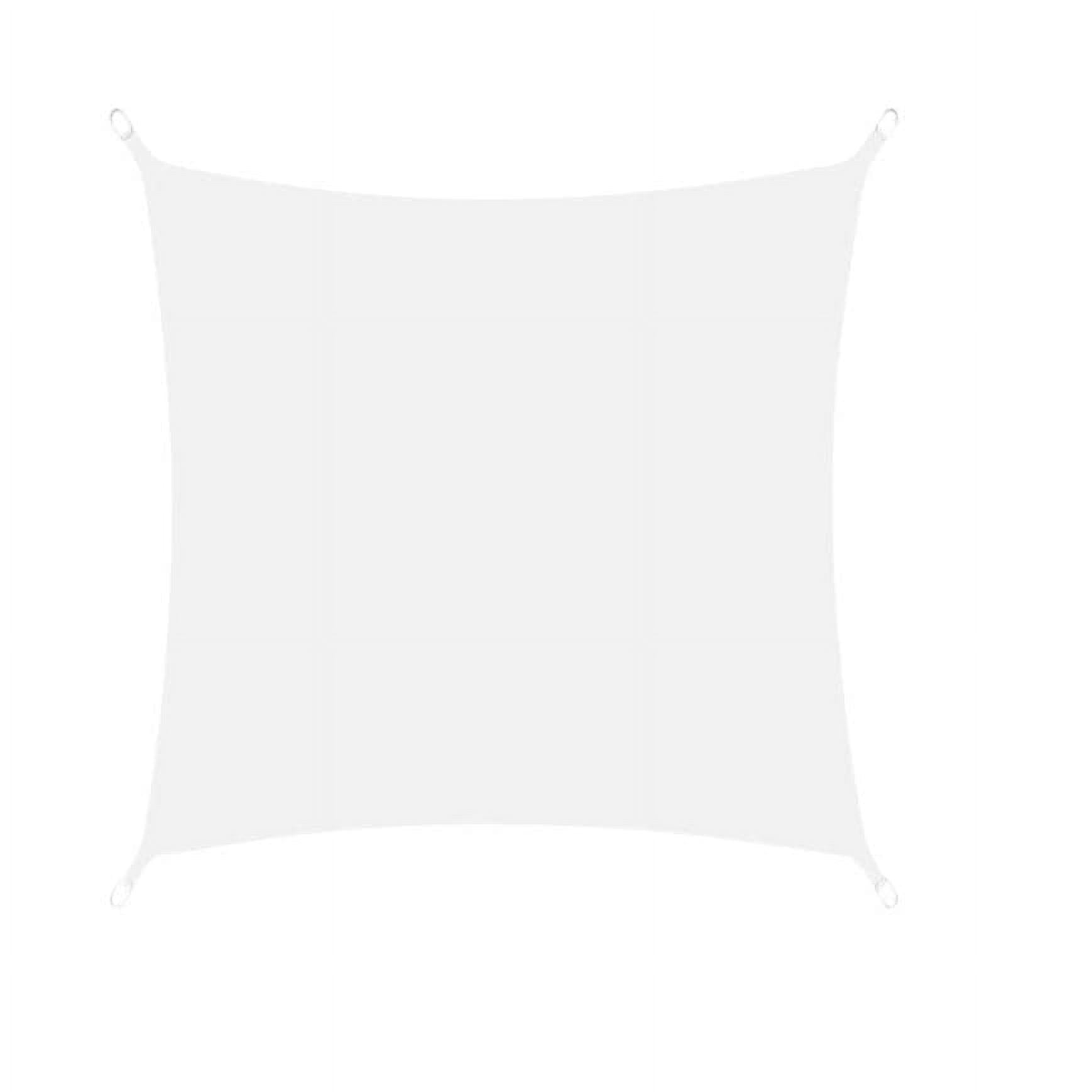 Waterproof Patio Sail 13' Square-White - Walmart Business Supplies