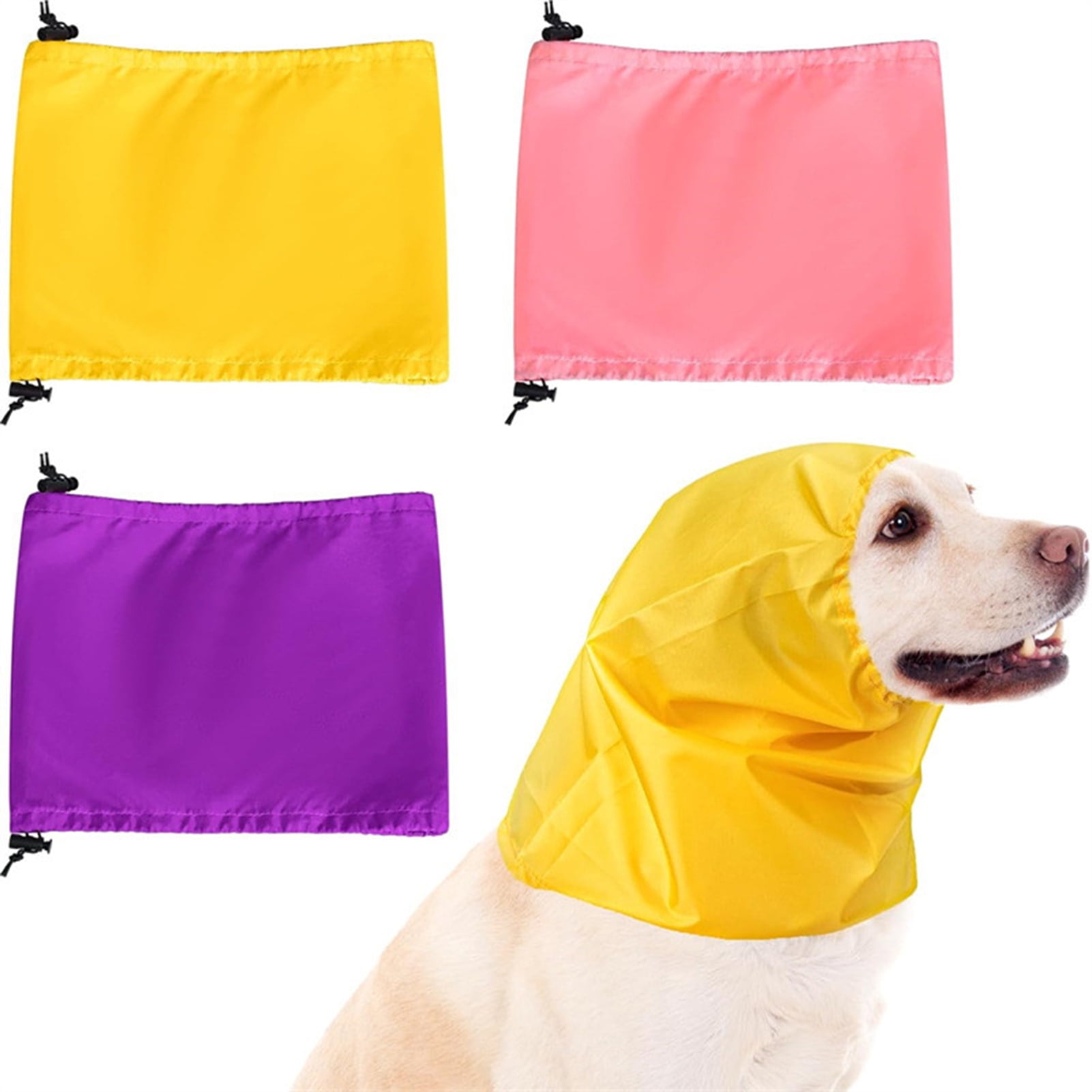 Waterproof Pet Bath Cap Adjustable Buckle Dog Ear Protection Shower Hat ...
