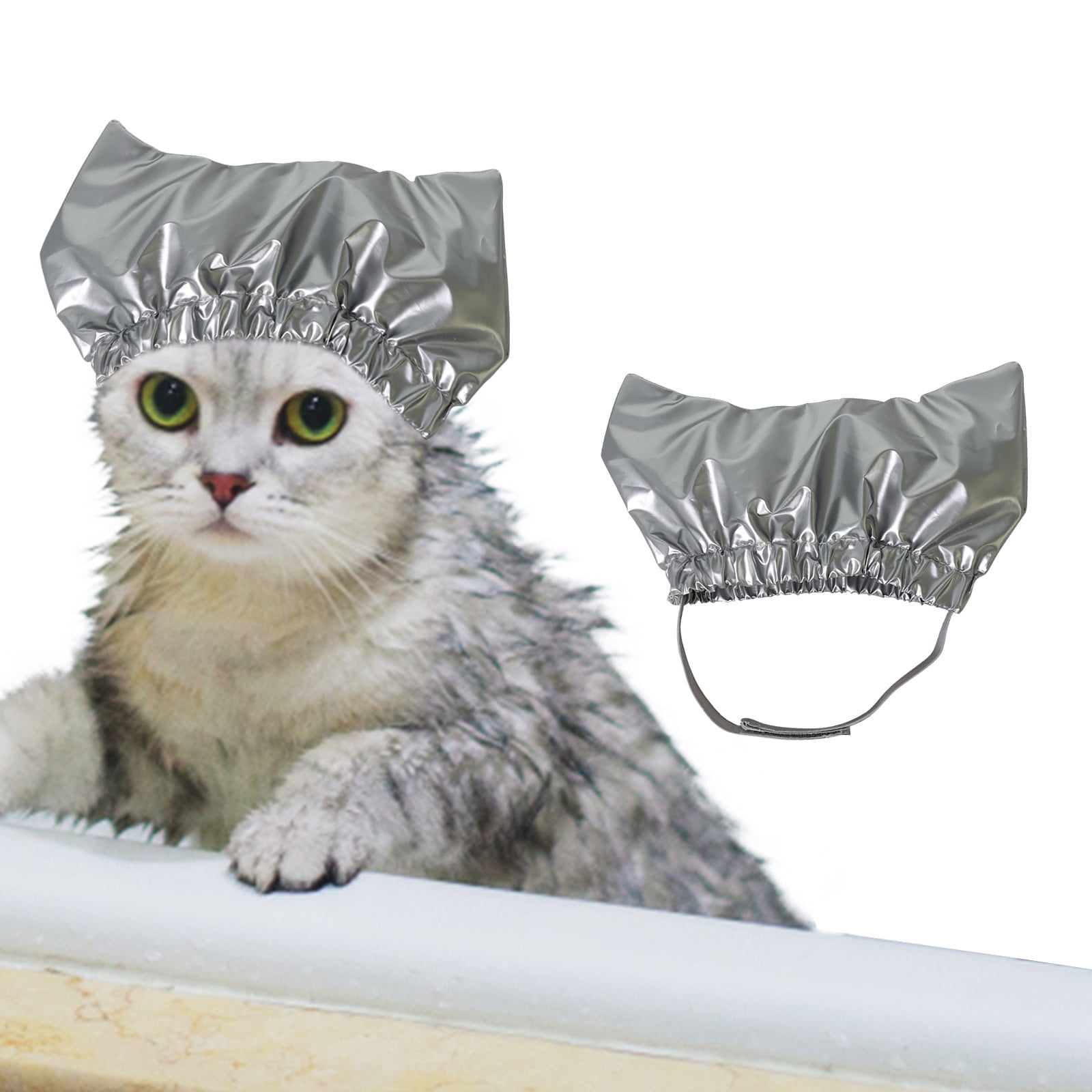 Waterproof Pet Shower Cap for Dogs & Cats - Adjustable Ear Protection ...