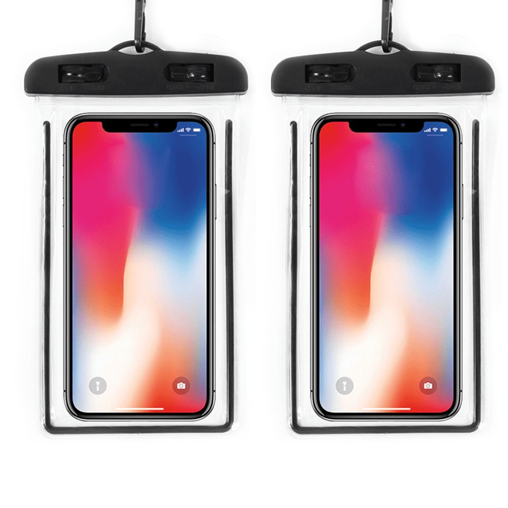 Waterproof Phone Pouch 2 Pack, Universal Cellphone Waterproof ...