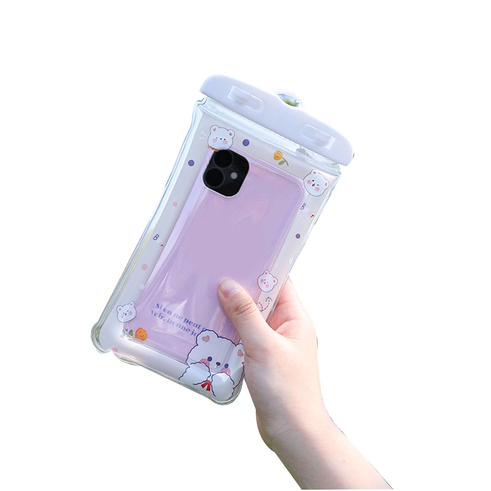 Waterproof Phone Pouch Cartoon Cute Sensitive Touch Transparent Phone ...