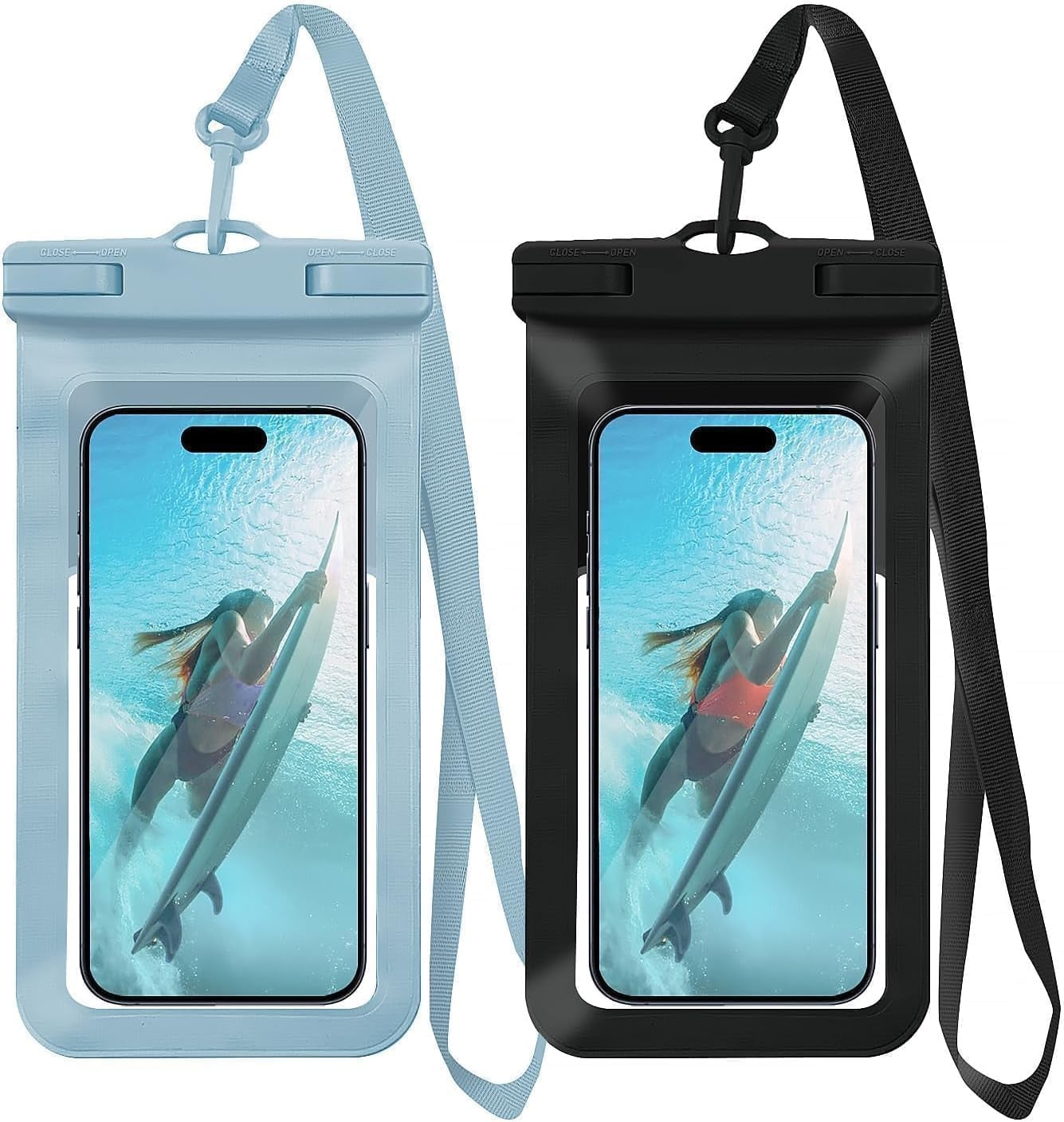 Waterproof Phone Pouch/Case Dry Bags for iPhone 16 Pro Max/iPhone 15 ...