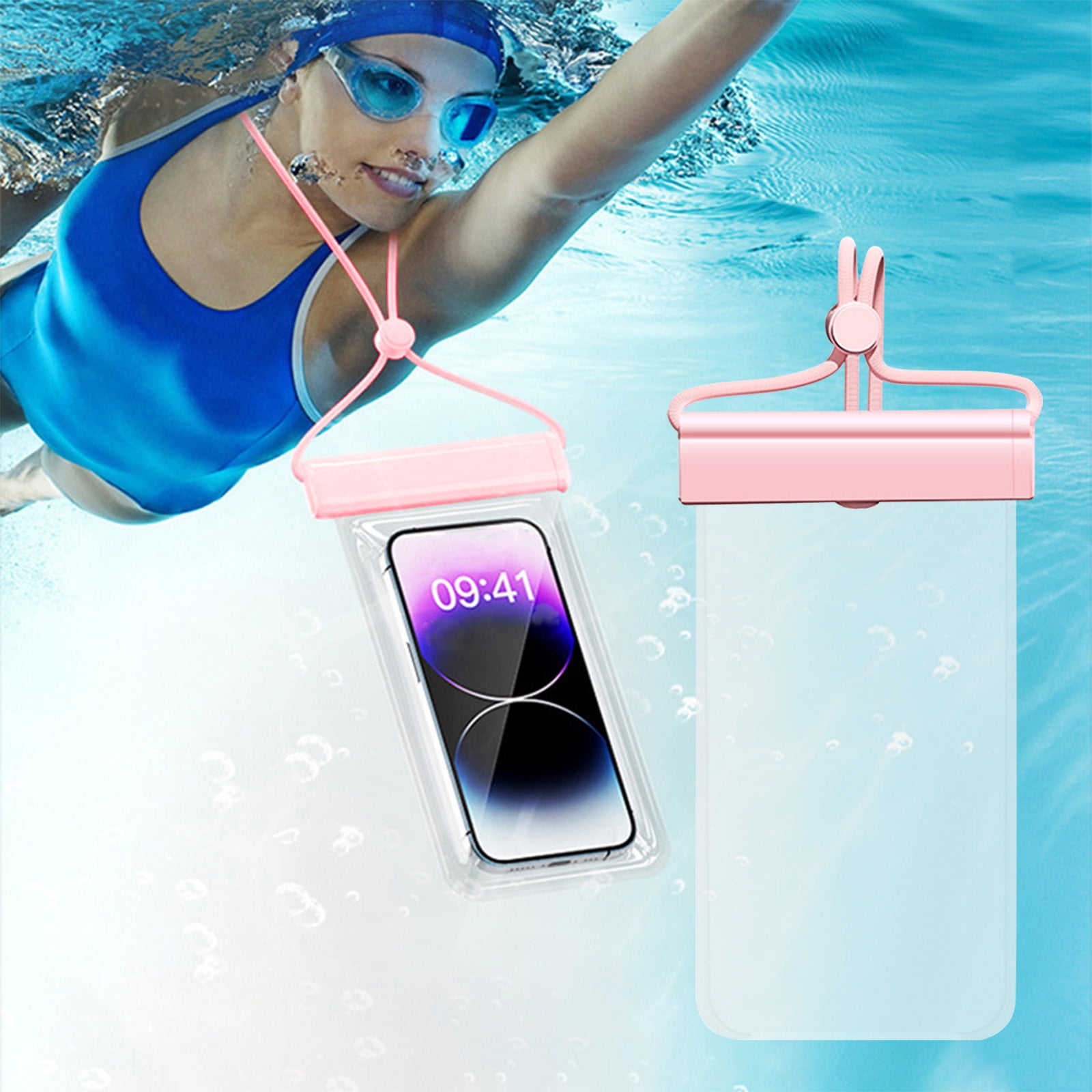 Waterproof Phone Pouch for Swimming & Diving | Touchscreen Compatible ...