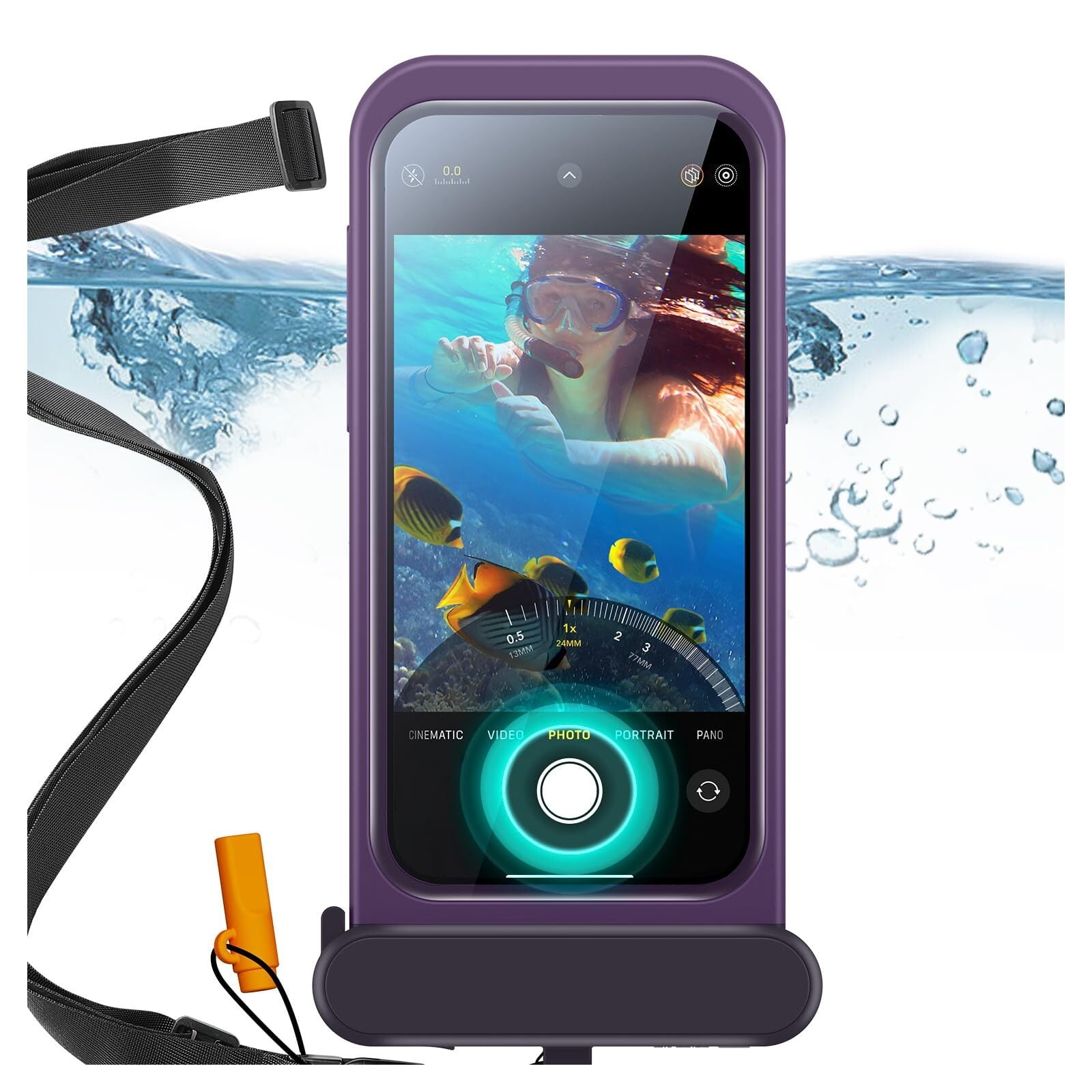 Waterproof Phone Pouch for iPhone 15 Pro Max /14 Pro Max, Underwater ...