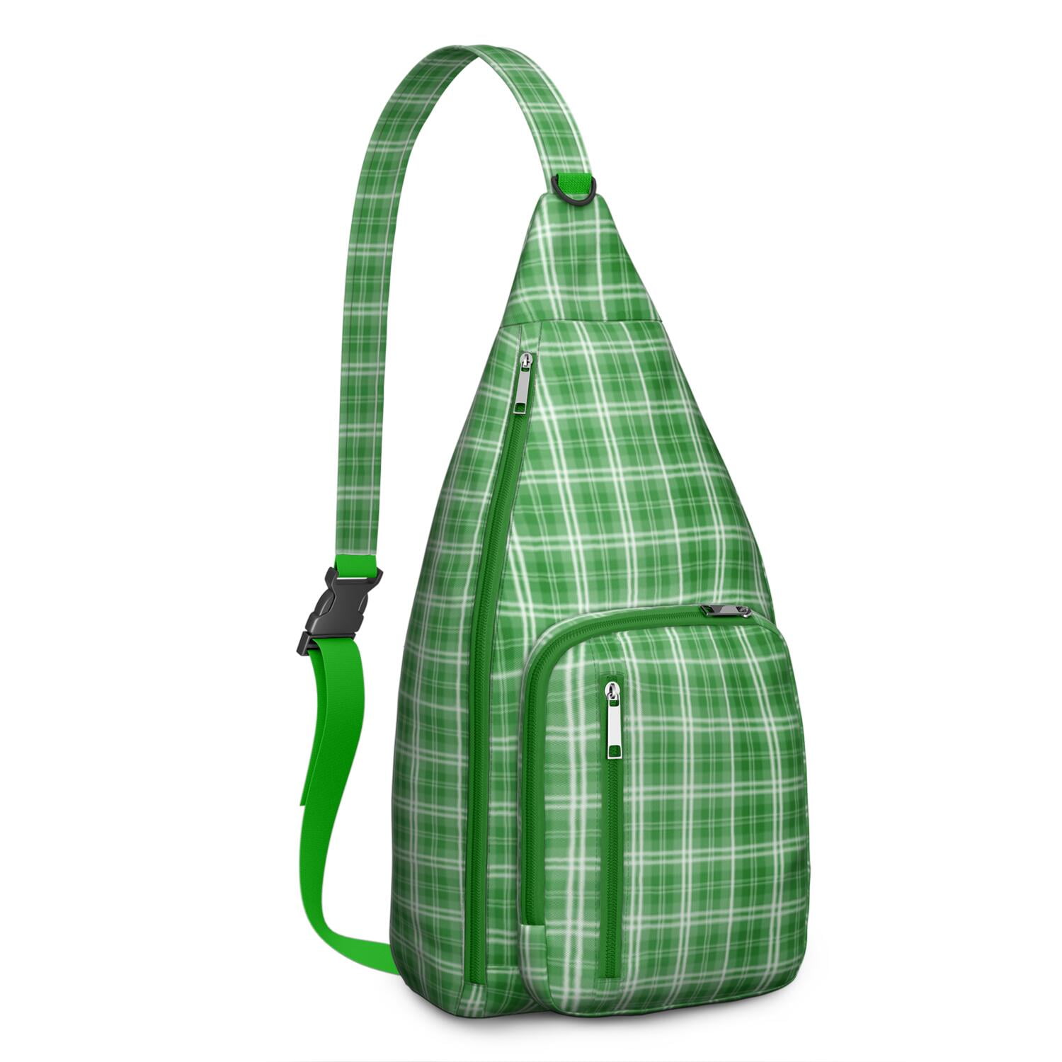 Waterproof Plaid Hiking Sling Backpack for Women – Lightweight Buffalo ...