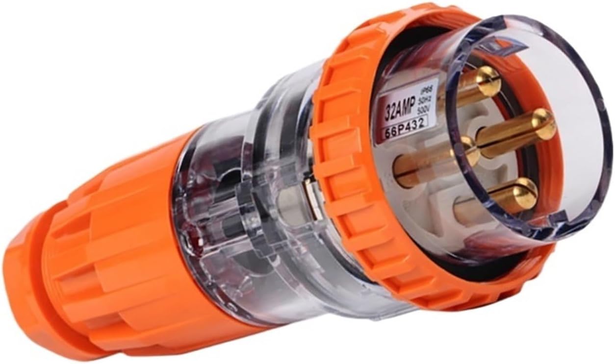Waterproof Plug 3 core Outdoor Industrial Plug Generator Plug Wiring 56 ...