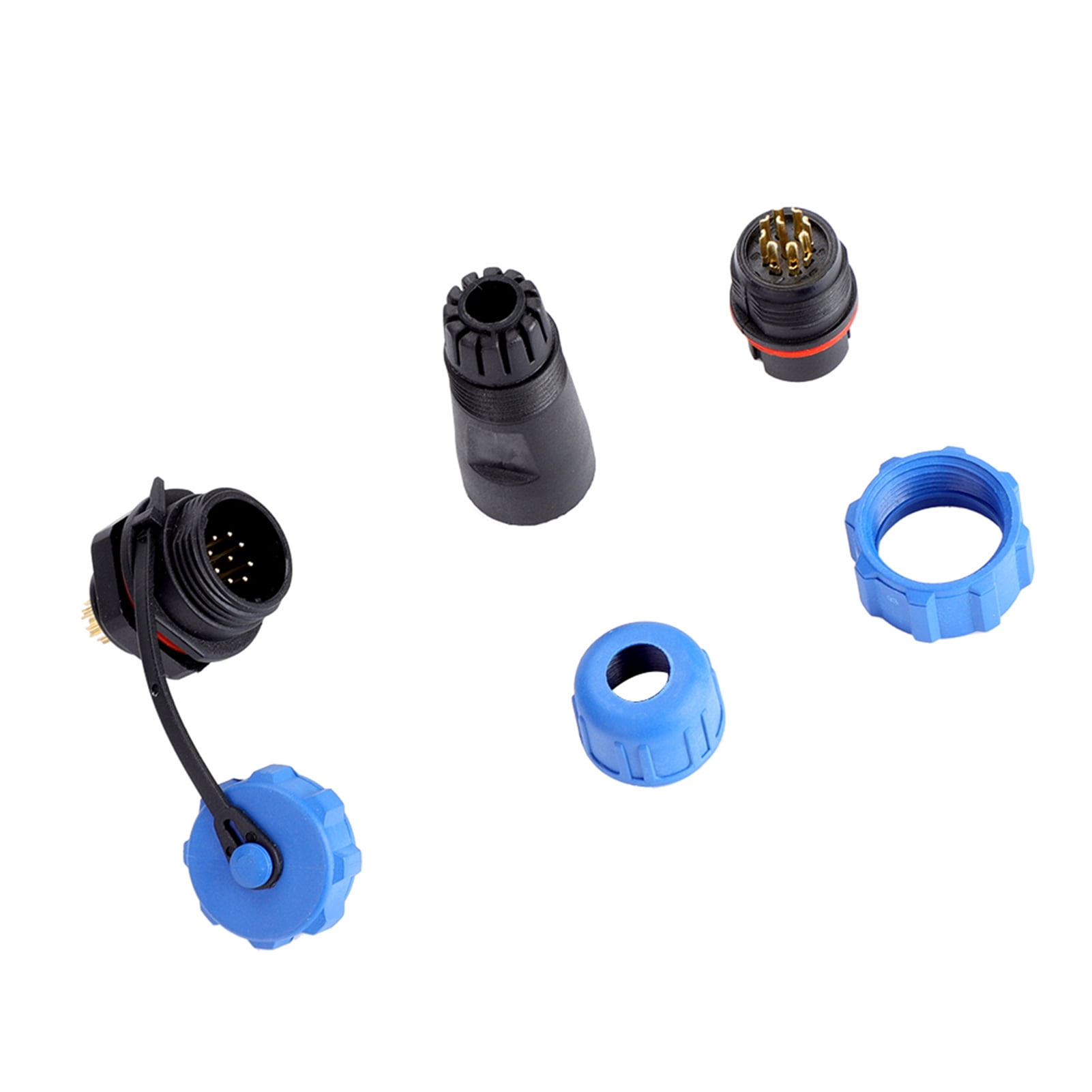 Waterproof Plug,Plug Socket,IP68 SP13 2Pin/3Pin/4Pin/5Pin/6Pin/7Pin ...