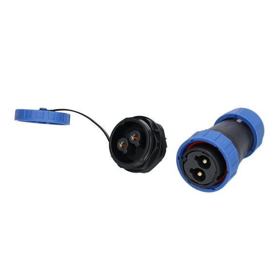 Waterproof Plug Socket Back Nut Aviation Power Connector Industrial ...