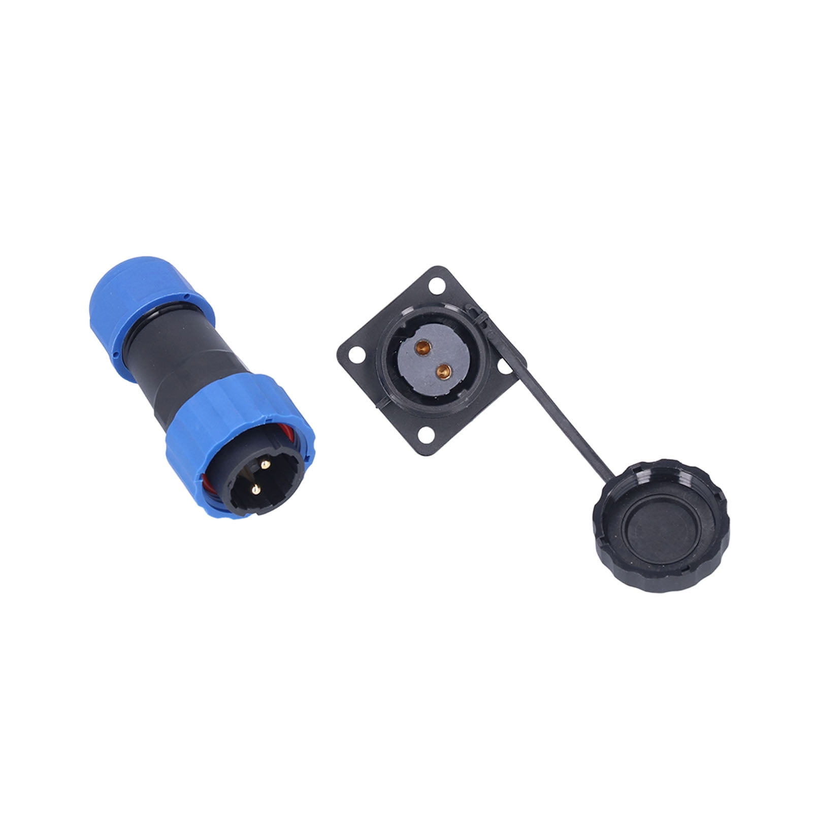 Waterproof Plug Socket Square Aviation Power Connector Butt Terminal ...