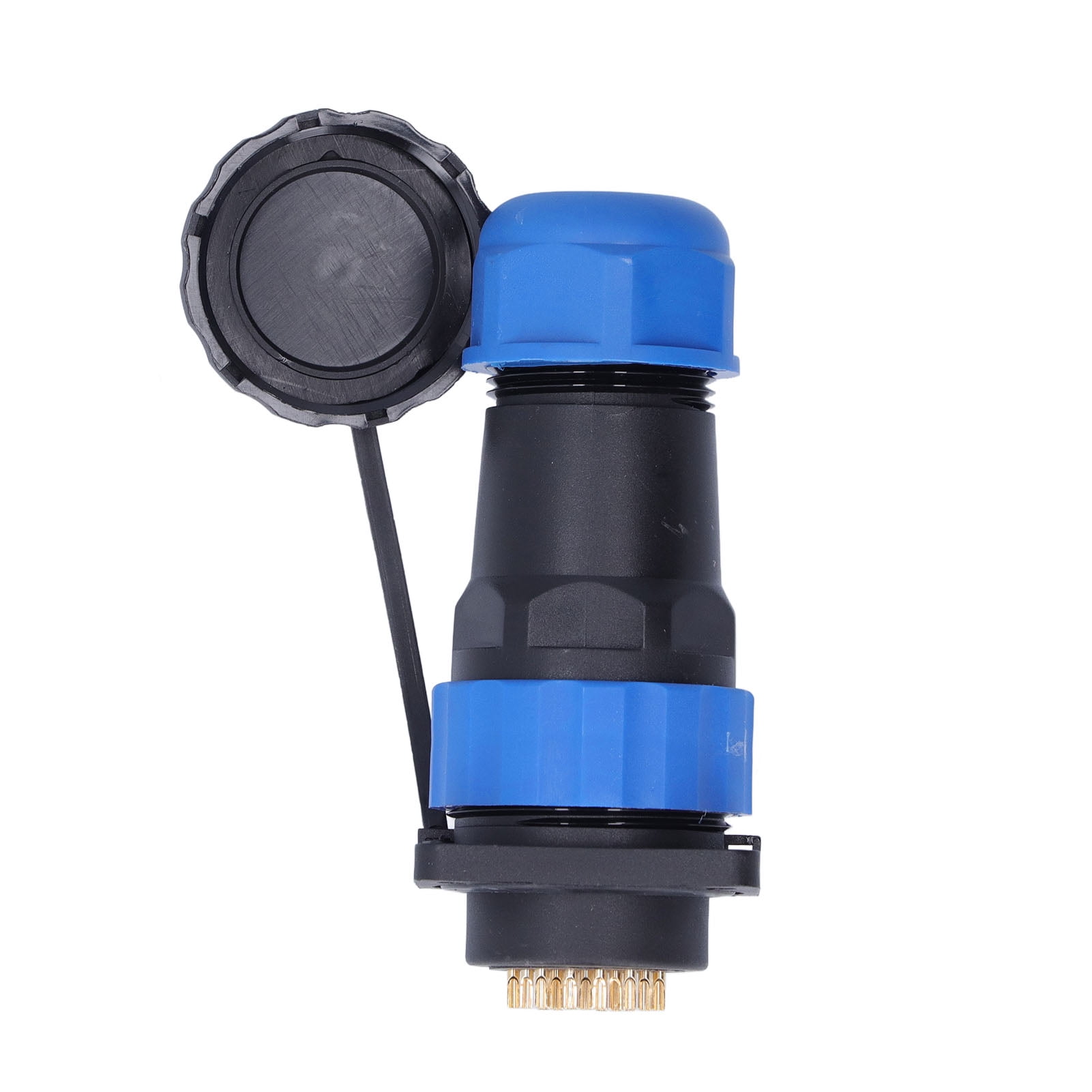 Waterproof Plug Socket Square Flange 4 Hole Aviation Power Wire ...