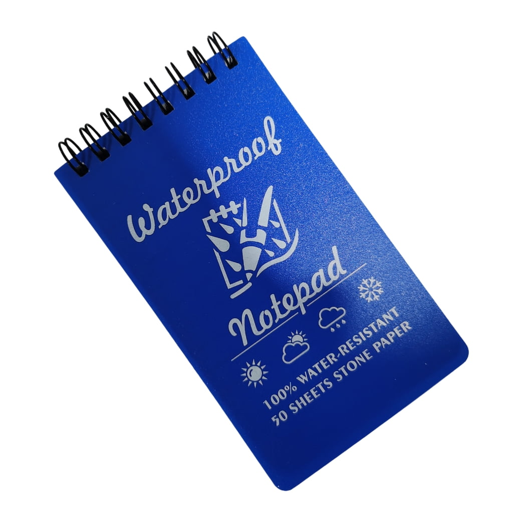 Waterproof Pocket Notebook All Weather Spirals Notepad Field Note Pad ...