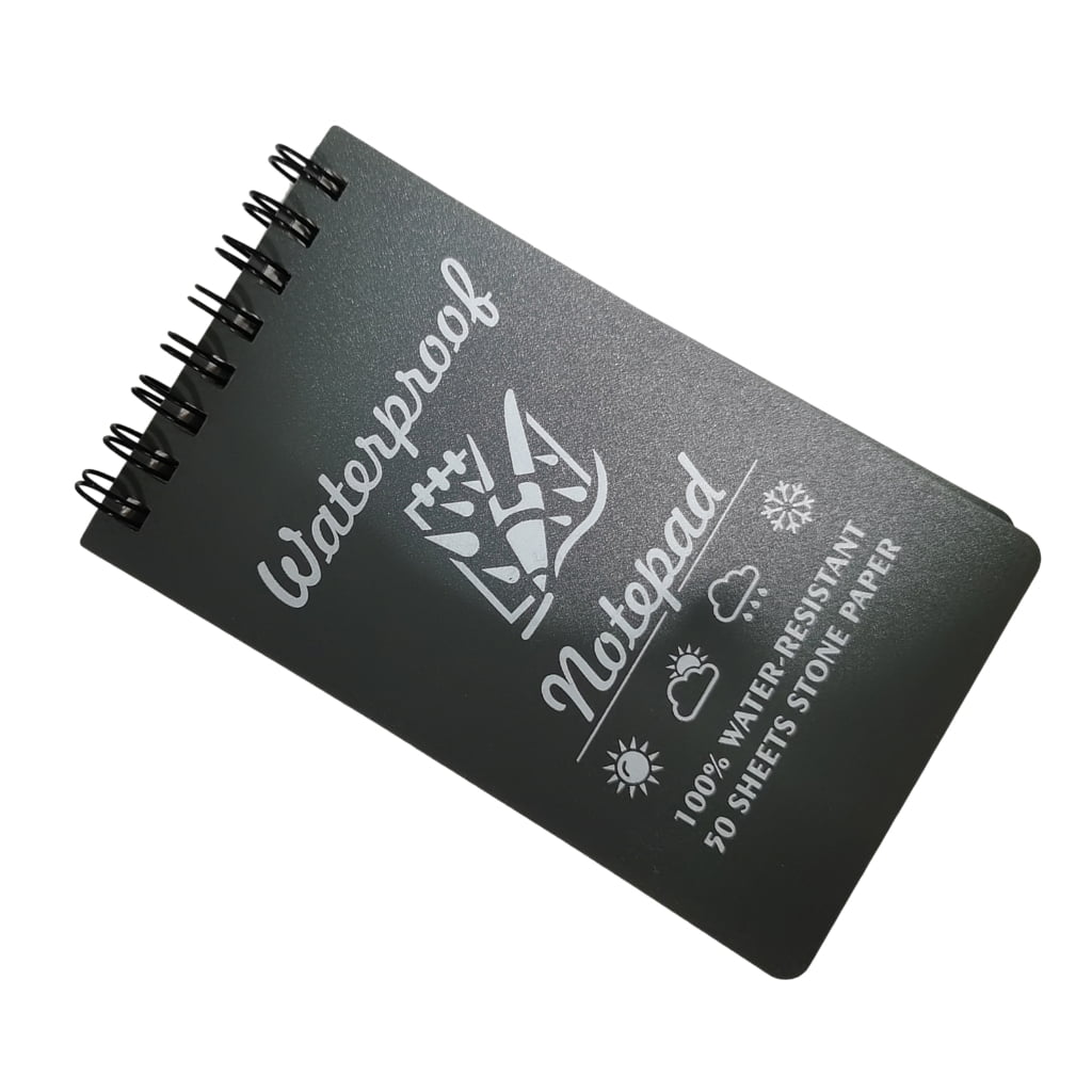 Waterproof Pocket Notebook All Weather Spirals Notepad Field Note Pad ...