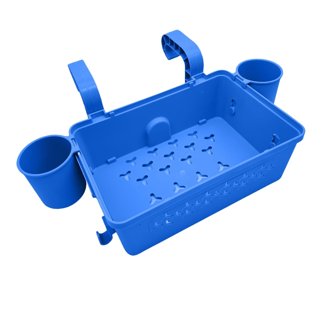 Waterproof Pool Accessories Storage Basket Mesh Organizer Hook Pool ...