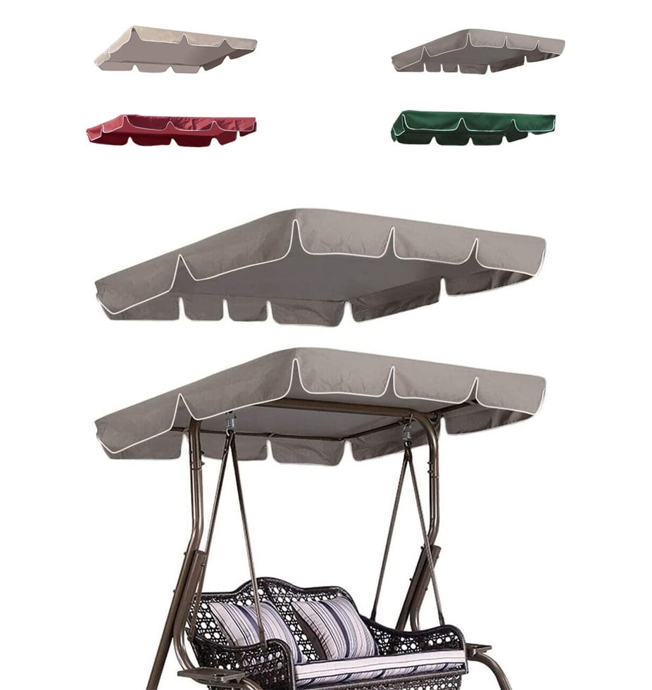 Waterproof Porch Swing Canopy Replacement Top Cover for Garden Swing ...