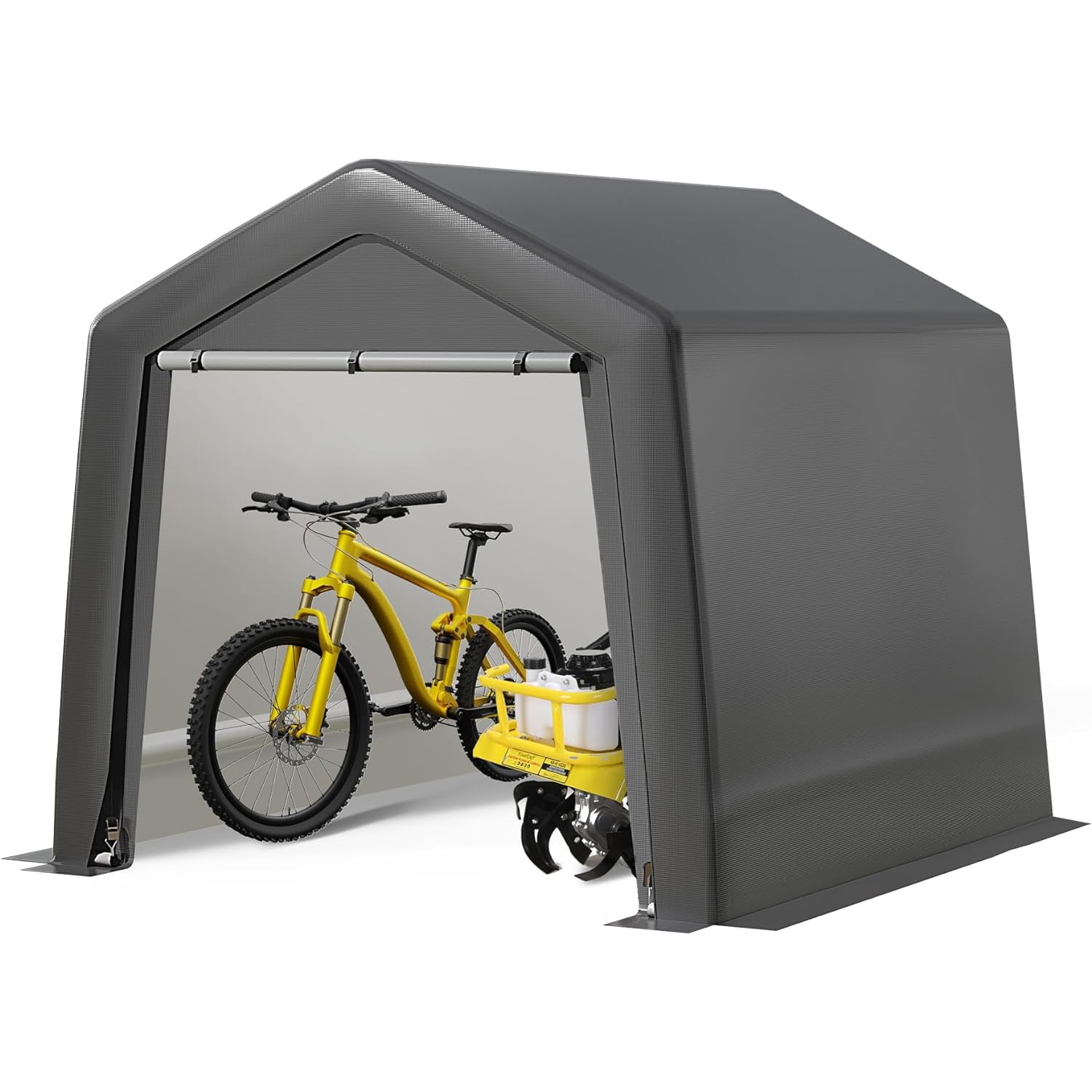 Waterproof Portable Storage Shed 8 x 12 x 7.7FT for Outdoors, with Roll ...