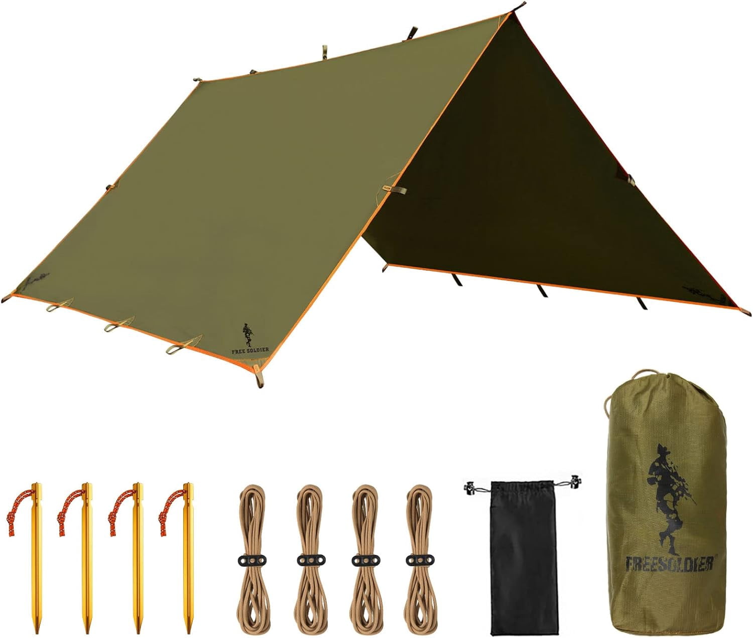 Waterproof Portable Tarp Multifunctional Outdoor Camping Traveling ...