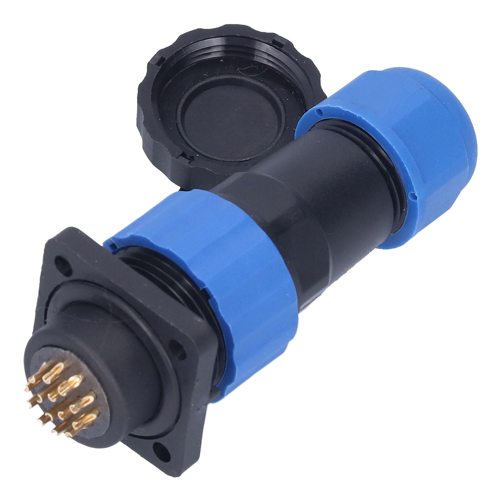 Waterproof Power Connector Square Aviation Plug Socket Welding ...