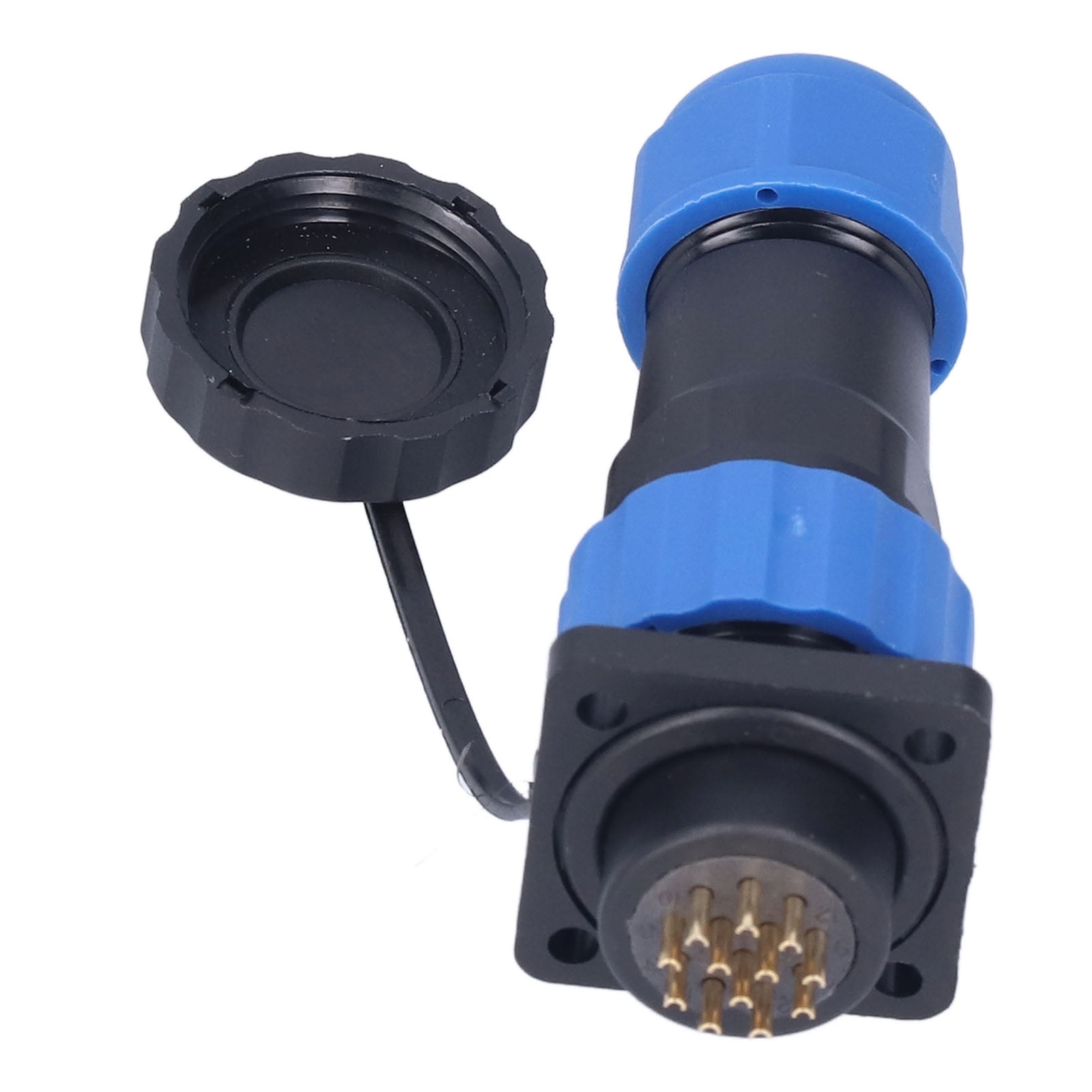 Waterproof Power Connector Square Aviation Plug Socket Welding ...