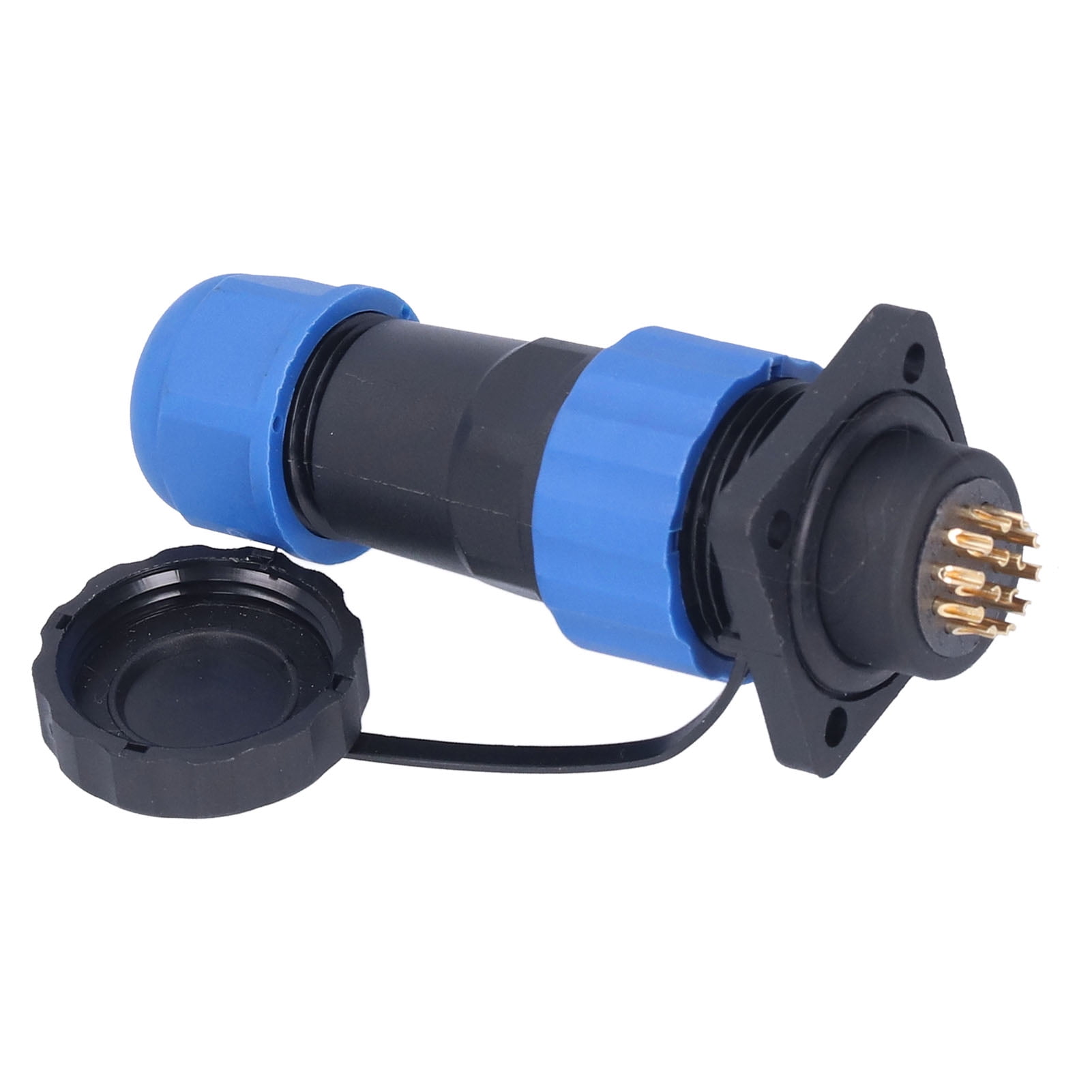 Waterproof Power Connector Square Aviation Plug Socket Welding ...
