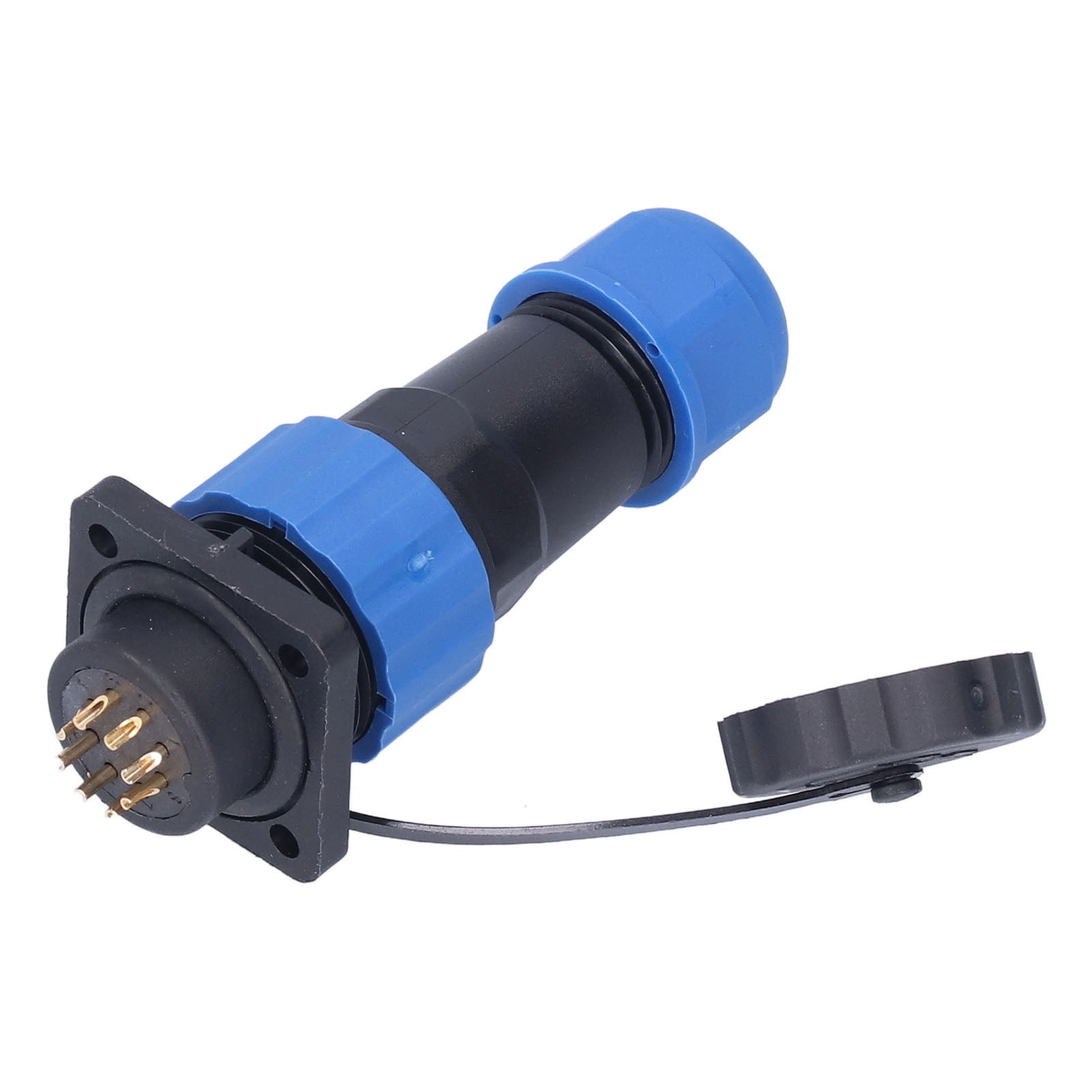 Waterproof Power Connector Square Aviation Plug Socket Welding ...