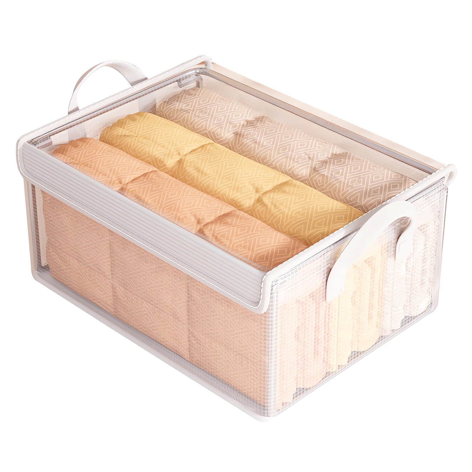 Waterproof Pvc Storage Box With Lid Household Wardrobe Clothes Storage ...