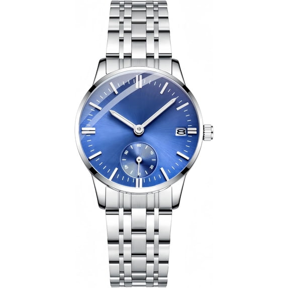 Waterproof Quartz Wrist Watch for Women with Stainless Steel Strap and ...