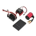 Waterproof Rc S3650 5200kv Brushless Motor Set With 60a Brushless Esc Programming Card And Heat