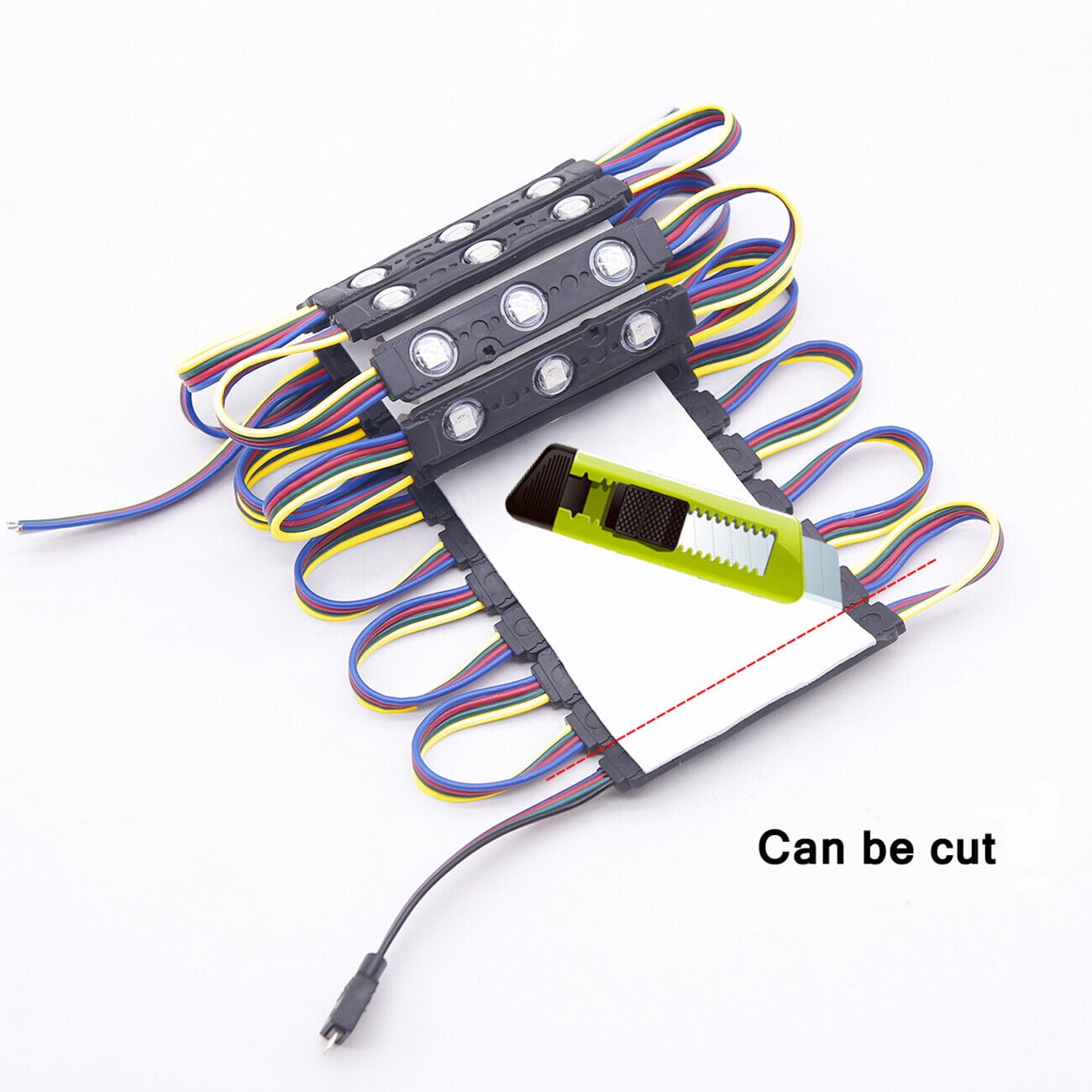 Waterproof RGB LED Module Light for Store Front Window Signage - Bright ...