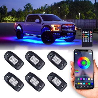 RGB LED Strip Under Car Tube Underglow Underbody System Neon Light w ...