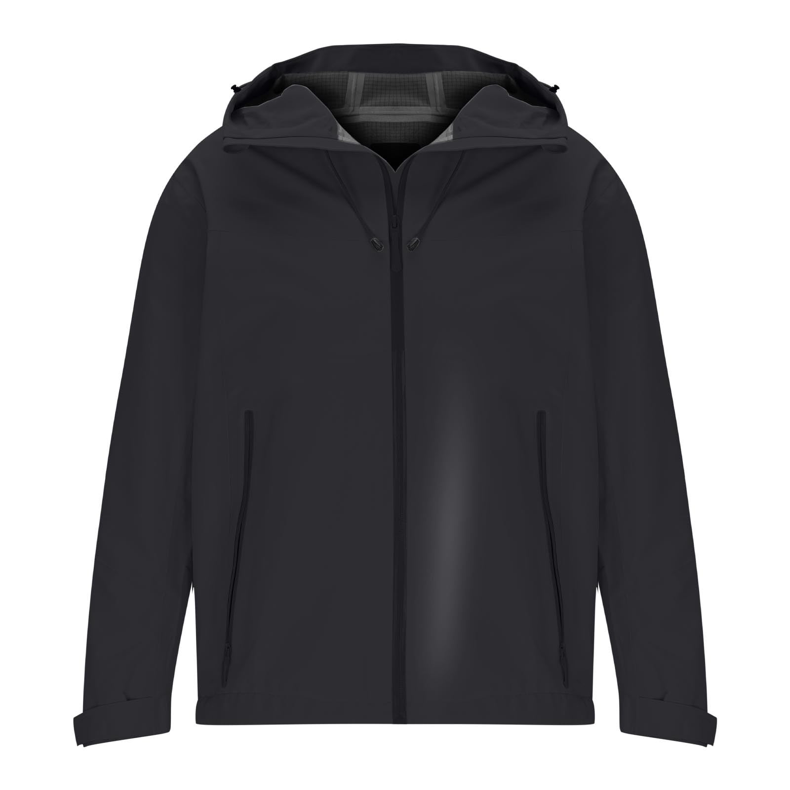 Waterproof Rain Jacket Men Lightweight Windproof Full Zip Men's ...