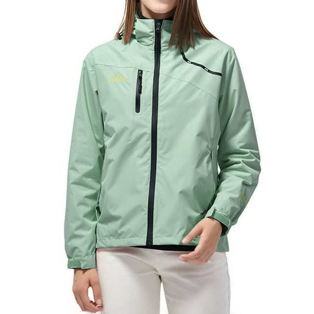 Waterproof Rain Jacket Women Plus Size - Lightweight Long Raincoat Rain ...