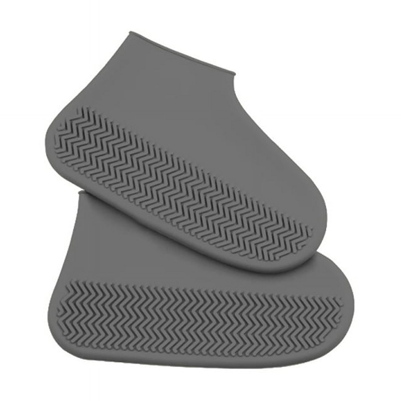 Waterproof Rainproof Shoes Covers Reusable Thicken Silicone Overshoes ...