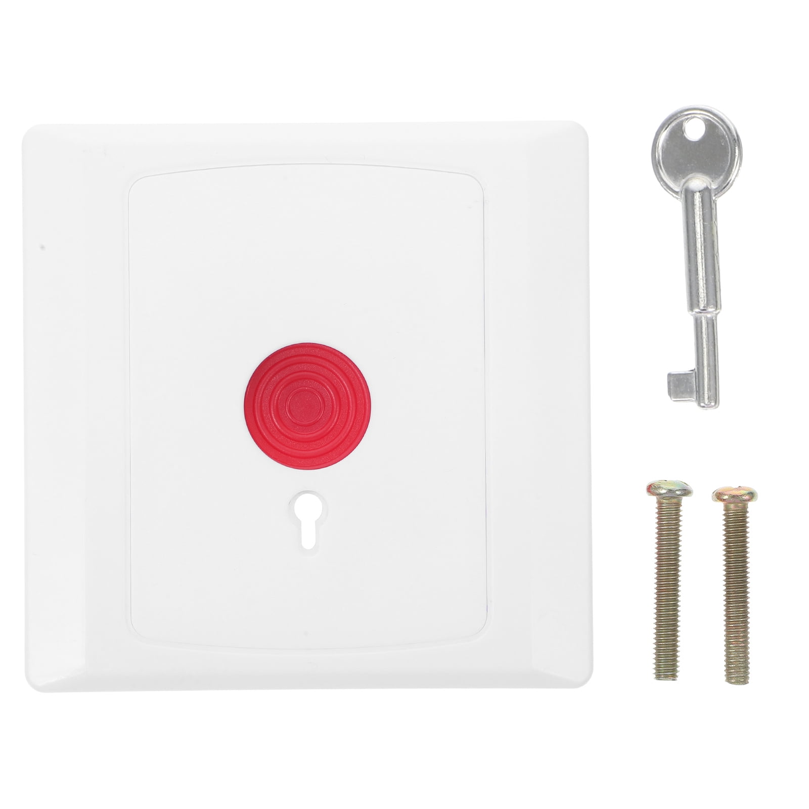 Waterproof Red Emergency Stop Push Switch Safety Button Box with Red ...