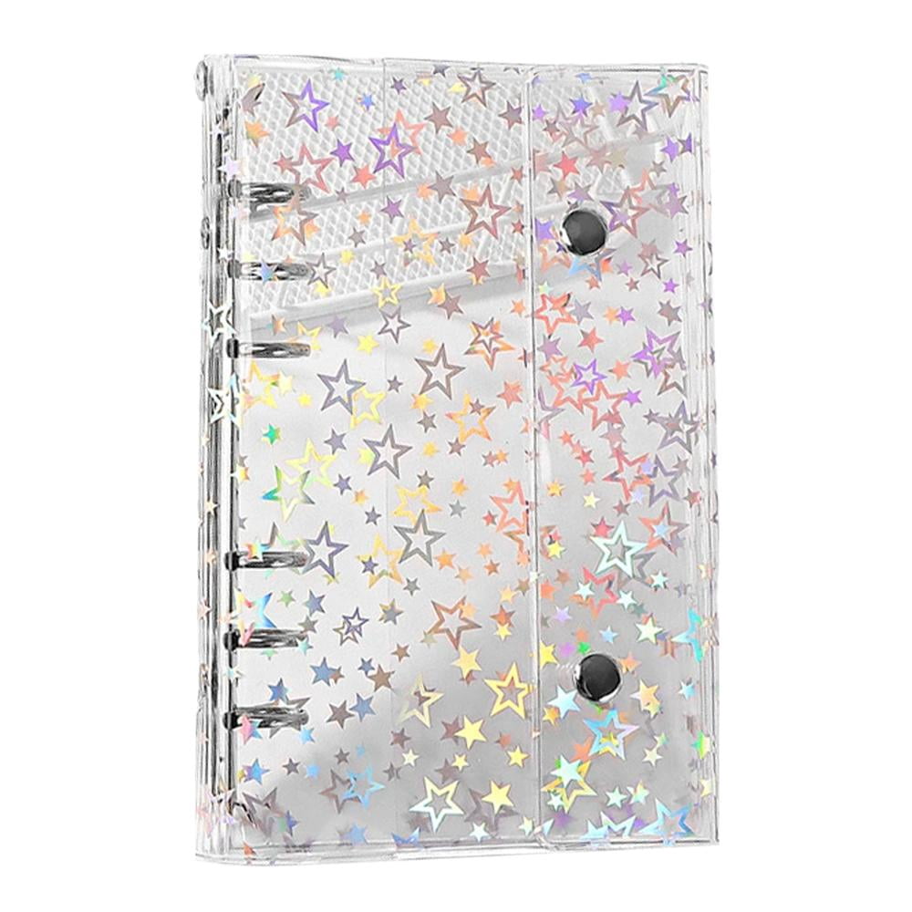 Waterproof Refillable Notebook Laser Star Loose Leaf Binder Cover ...
