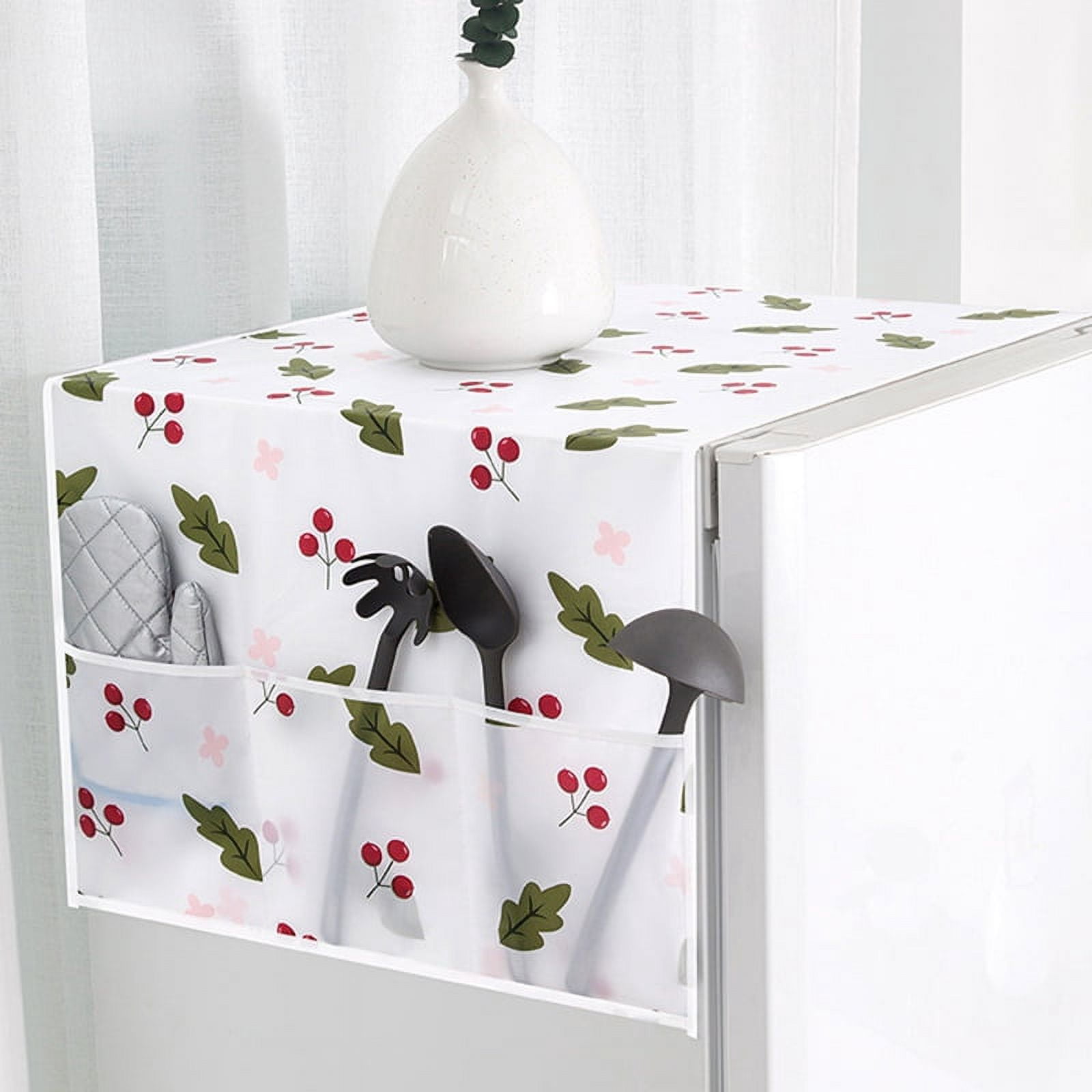 Waterproof Refrigerator Dust Cover, Storage Dustproof Multi-function ...